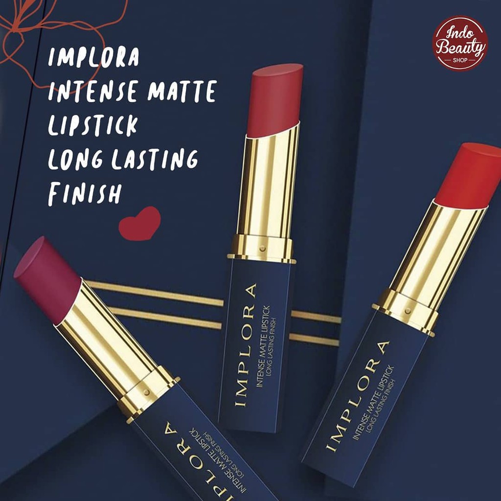 Jual Implora Lipstick Intense Matte | Shopee Indonesia