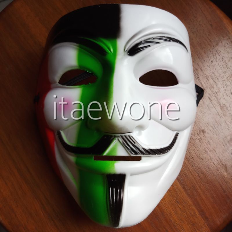 Jual topeng anonymous / topeng hacker ukuran pemuda | Shopee Indonesia