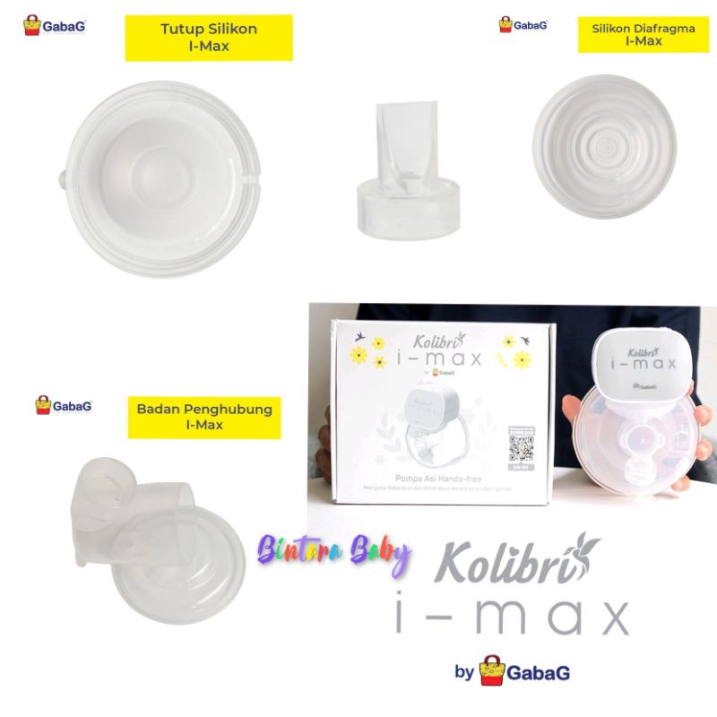 Jual Sparepart Pompa Asi Gabag Kolibri I-Max Breast pump Aksesoris ...