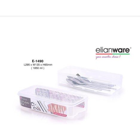 Jual RECT. CONTAINER 1850ml E-1490 ELW / TEMPAT SENDOK / CUTLERY HOLDER ...