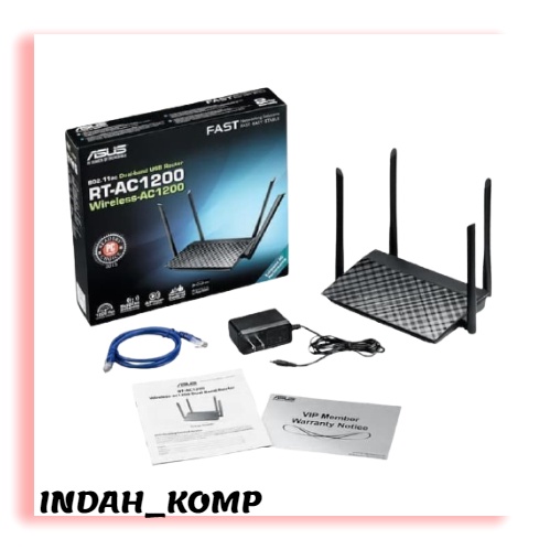 Jual ASUS RT-AC1200 Wireless AC 1200 Mbps Dual Band Router | Shopee ...