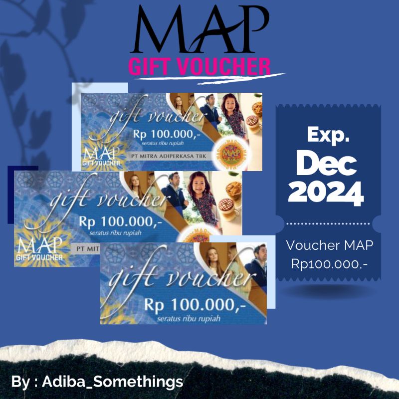 Jual Voucher MAP Biru Rp100.000 by Mitra Adi Perkasa expired 2025 ...
