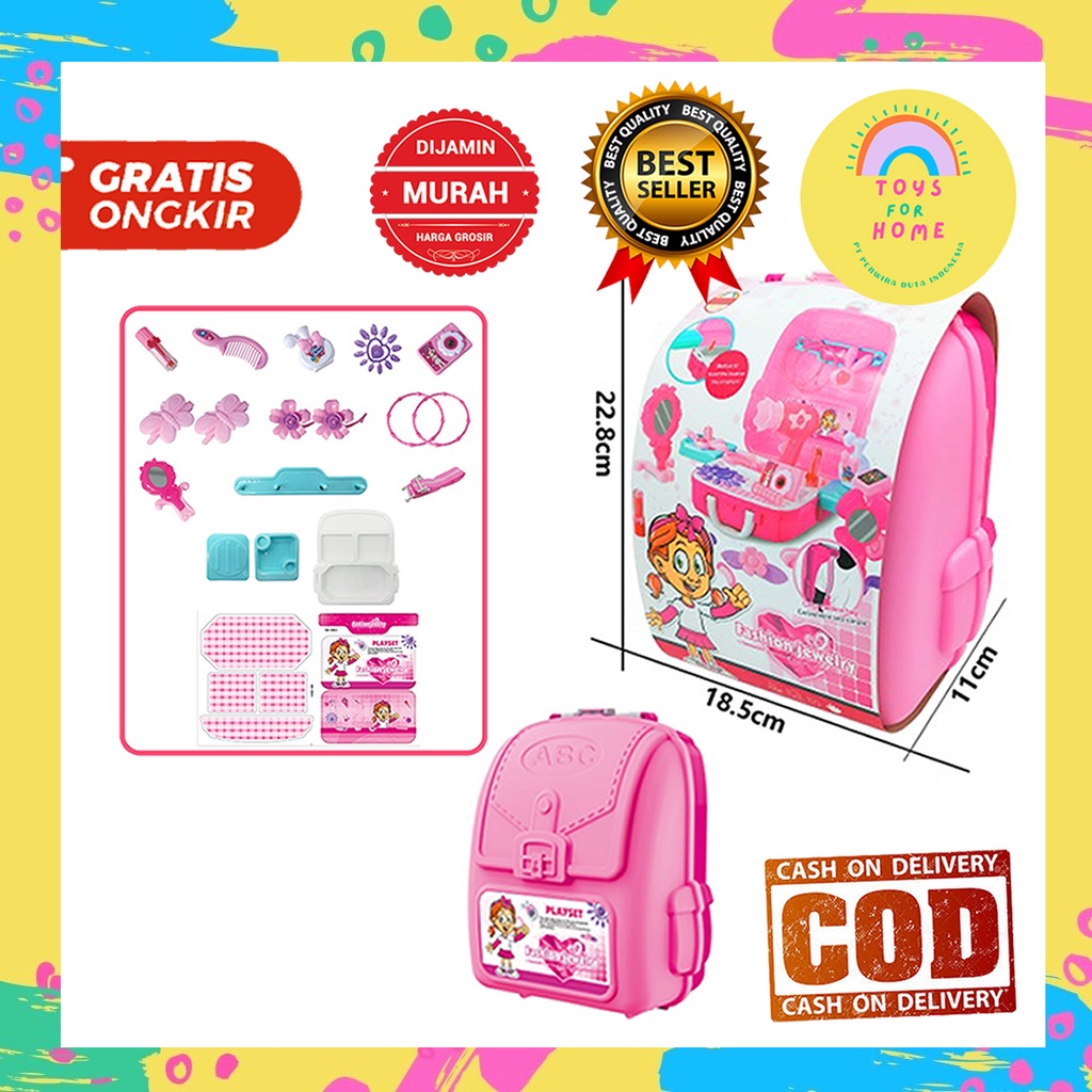 Jual Mainan Anak Playset Bag Tas/Koper Make up Anak TOYSFORHOME ...