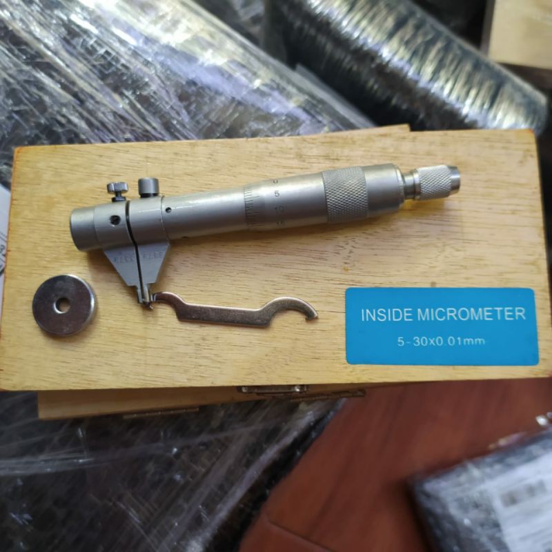 Jual Inside Micrometer Jarak 5 - 30 x 0.01 Mikro Meter Dalam Alat ...
