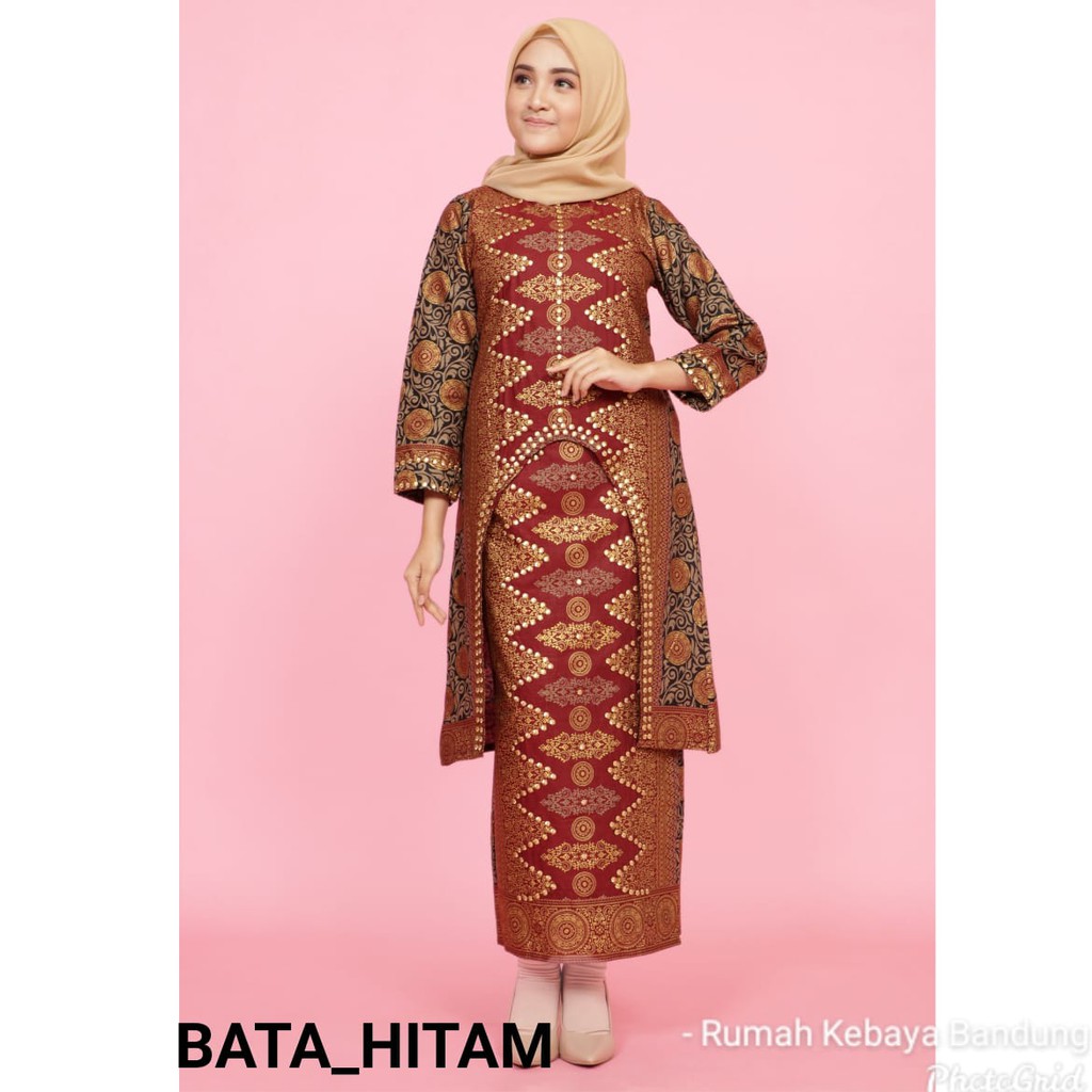 Jual SETELAN KURUNG + ROK MOTIF KOIN SONGKET PALEMBANG BATIK JUPRI( ADA ...