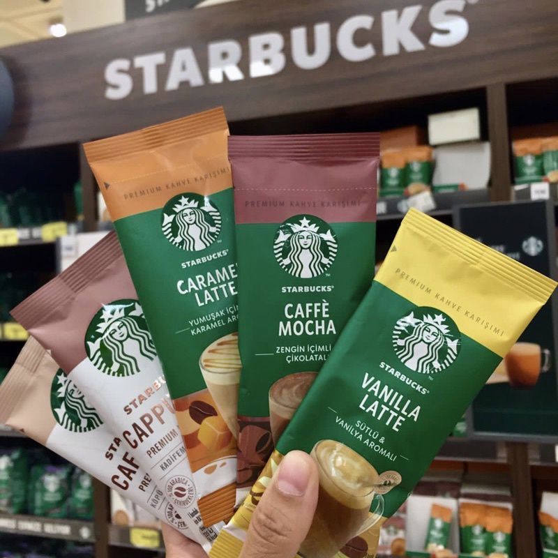 Jual Starbucks Coffee asli TURKEY HANYA CAPPUCINO DAN CARAMEL LATTE ...
