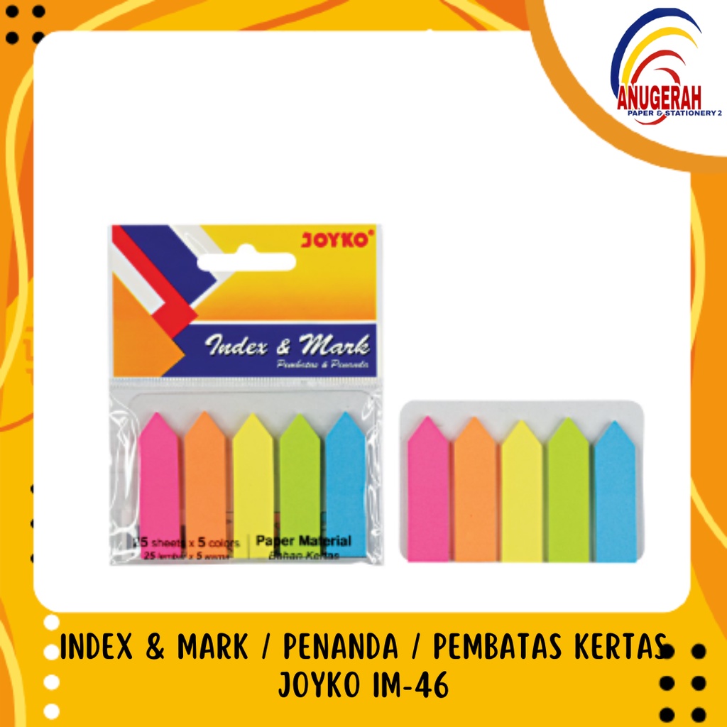 Jual Joyko IM-46 Index & Mark / Penanda / Pembatas Kertas (PCS ...