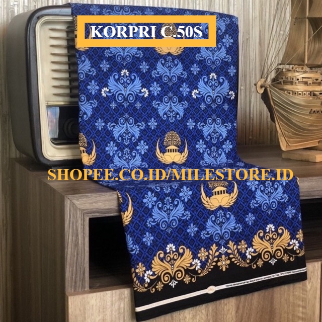 Jual Kain Batik KORPRI MOTIF BARU 50s - Tahun 2022 / Original Cotton ...