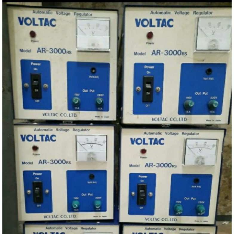 Jual Real pic ya sis/gan..Automatic voltage regulator merk: Voltac 100% ori made in japan Barang ...