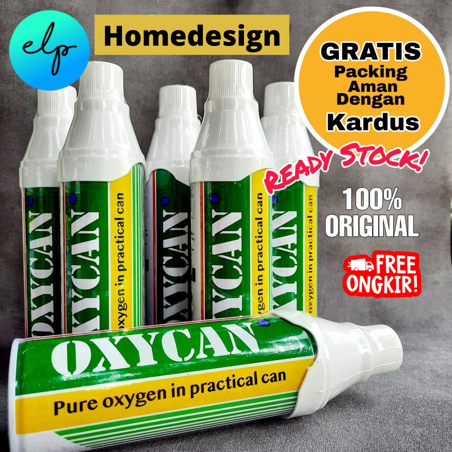 Jual OXYCAN 500 cc Tabung Oksigen Kaleng Portable | Alat Bantu Pernapasan | Shopee Indonesia