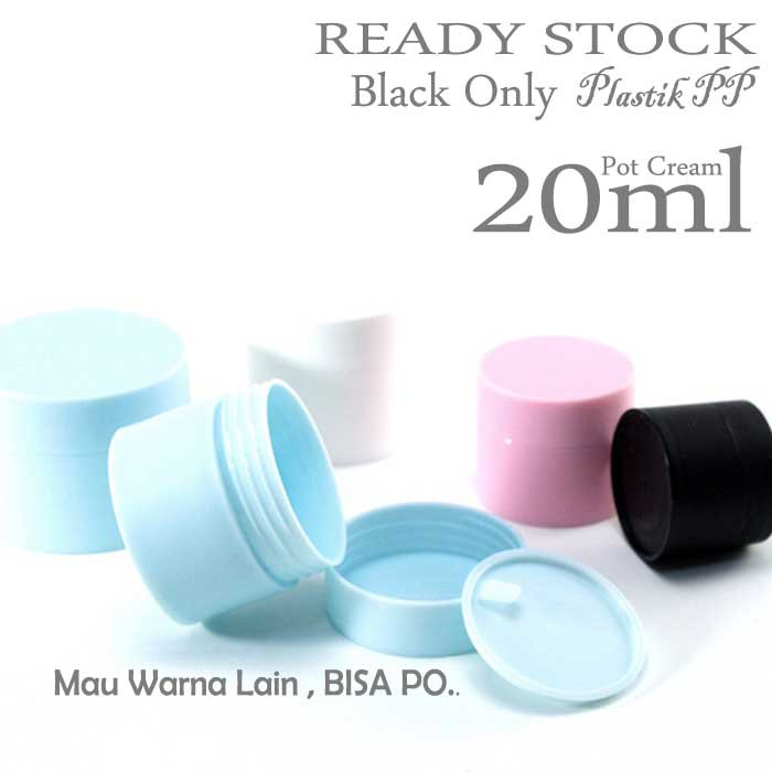 Jual Pot Kosmetik 20ml Pot Cream 20gram Pot Krim 20 gram Plastik PP ...