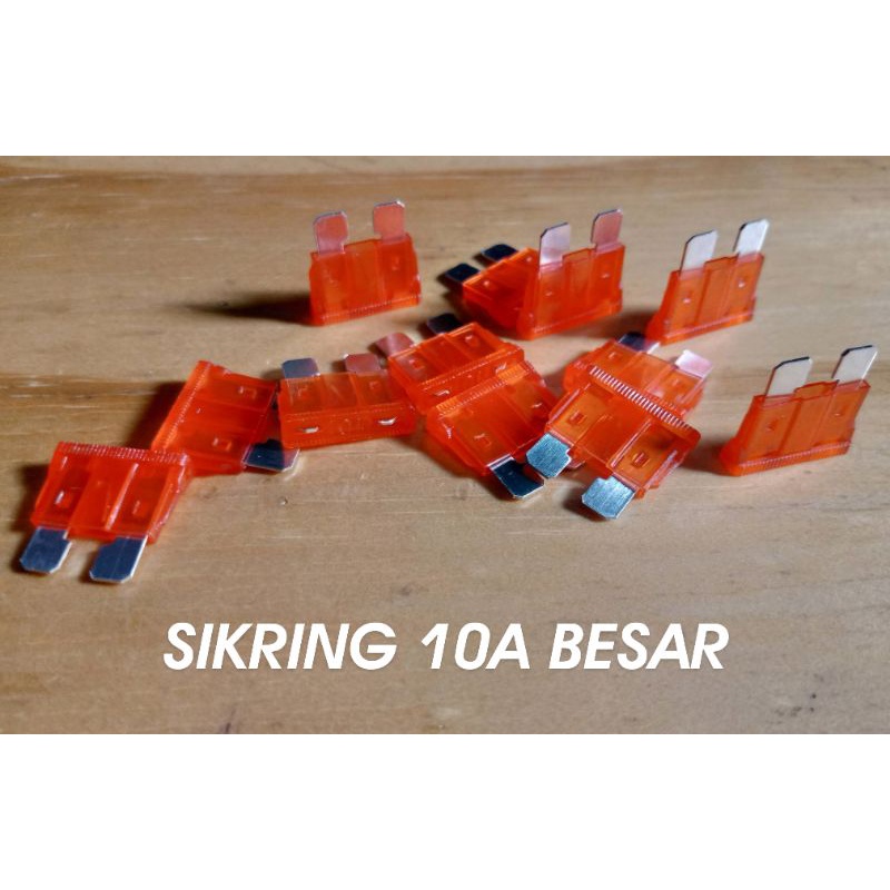 Jual sikring tancap 10A besar ( 10 pcs ) | Shopee Indonesia