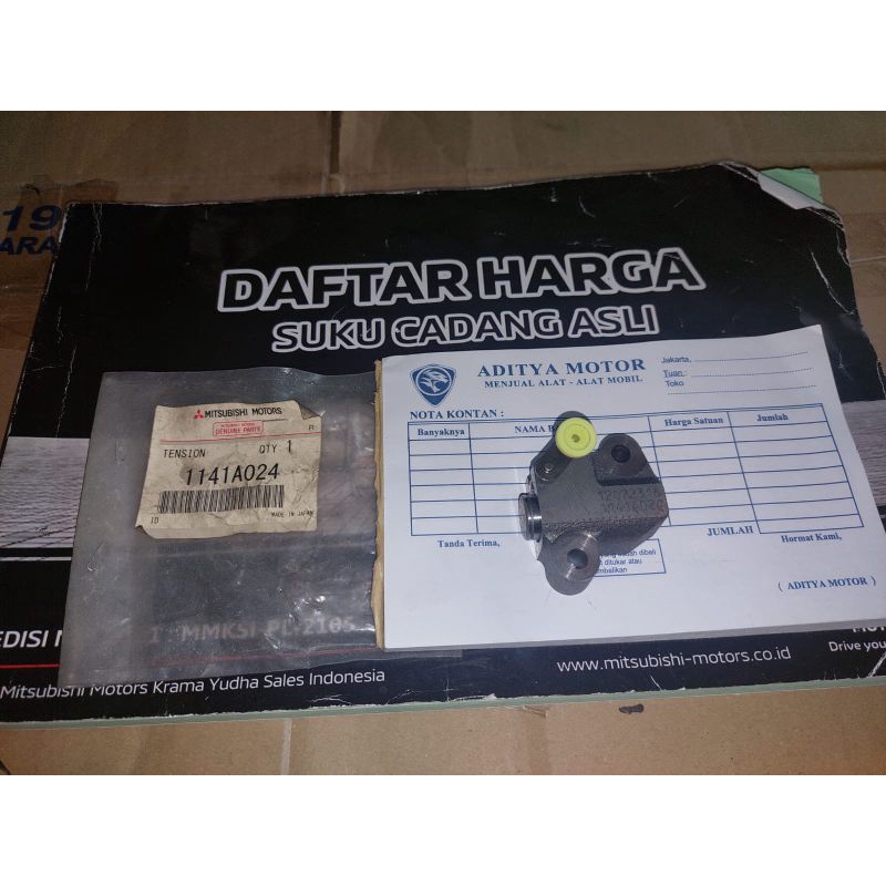 Jual adjuster tensioner timing chain rantai rante mirage 2012-2020 ...