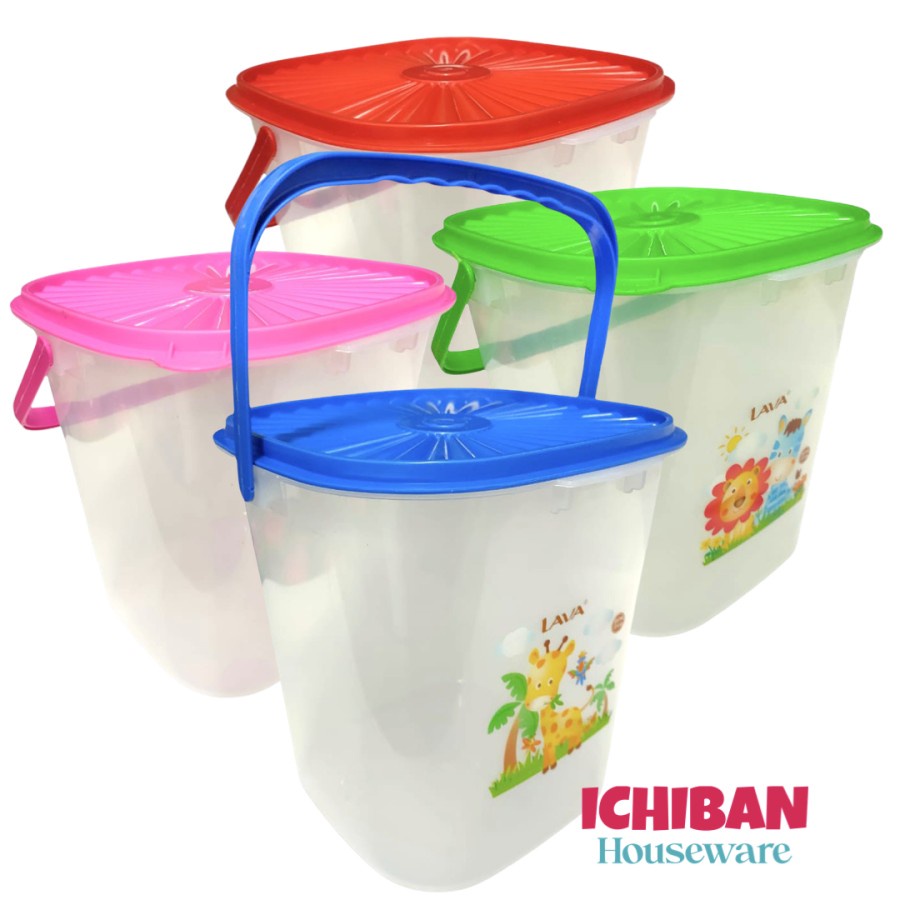 Jual Grosir 6 Biji - Toples Segi 10 Liter / Toples Segi 10 Liter ...