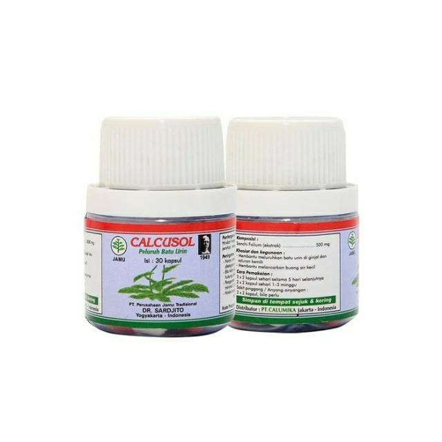 Jual Calcusol 30 kapsul ampuh penghancur Batu ginjal Dr Sardjito ...