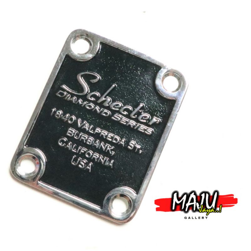 Jual neck plate plat gitar elektrik schecter diamond USA | Shopee Indonesia