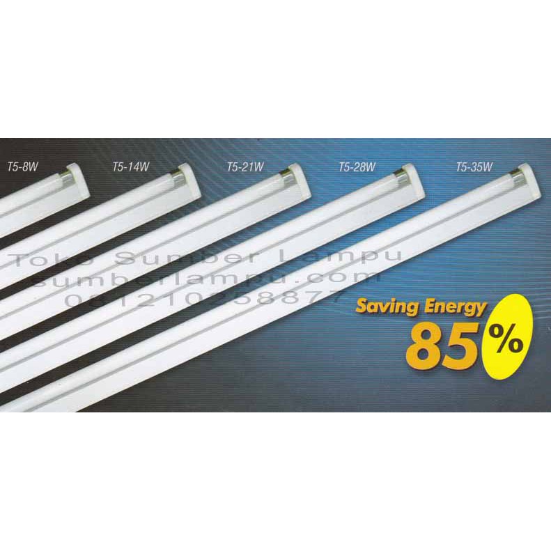 Jual Lampu TL T5 14 watt komplit Caltech / Lampu Aquarium / Etalase ...