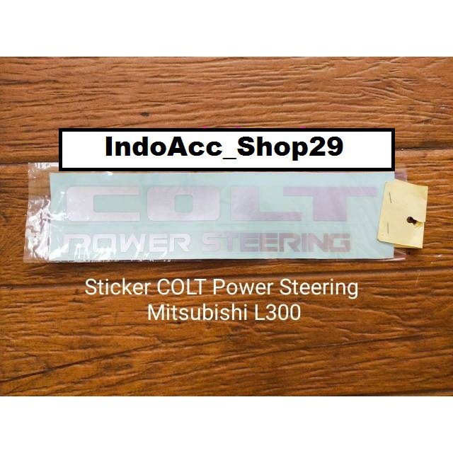 Jual Stiker COLT POWER STERING ORIGINAL | Shopee Indonesia