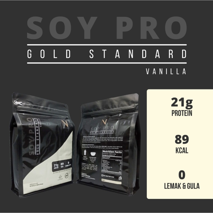 Jual Soy Pro Gold Standard Soy Protein Isolate Nat Lab 500 gram ...
