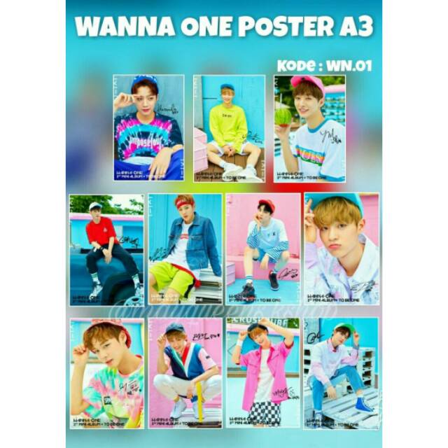 Jual POSTER WANNA ONE (A3) | Shopee Indonesia