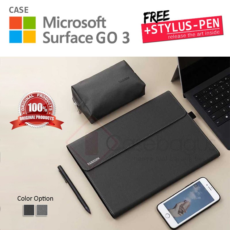 Jual Microsoft Surface Go 1 2 3 4 10.5 Inch - Taikesen Slim Leather ...
