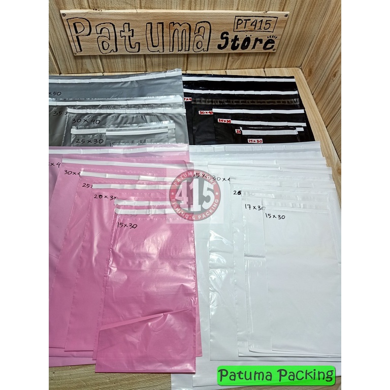 Jual Plastik Polymailer Silver Pink Hitam Putih Polimer Packing Grade A ...