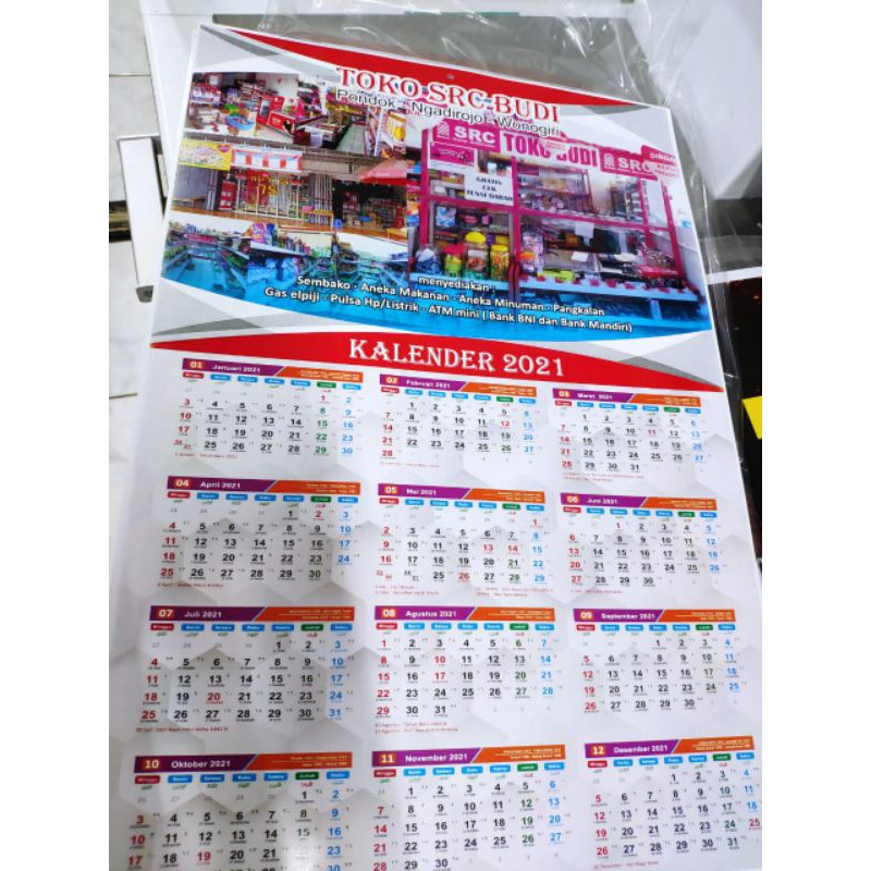 Jual KALENDER ISI 12 BULAN | Shopee Indonesia