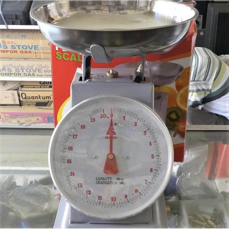 Jual Timbangan Buah Dan Sayur | Ukuran 5kg, 10kg, 15kg, 20kg. | Merk SEALION | Timbangan Duduk ...