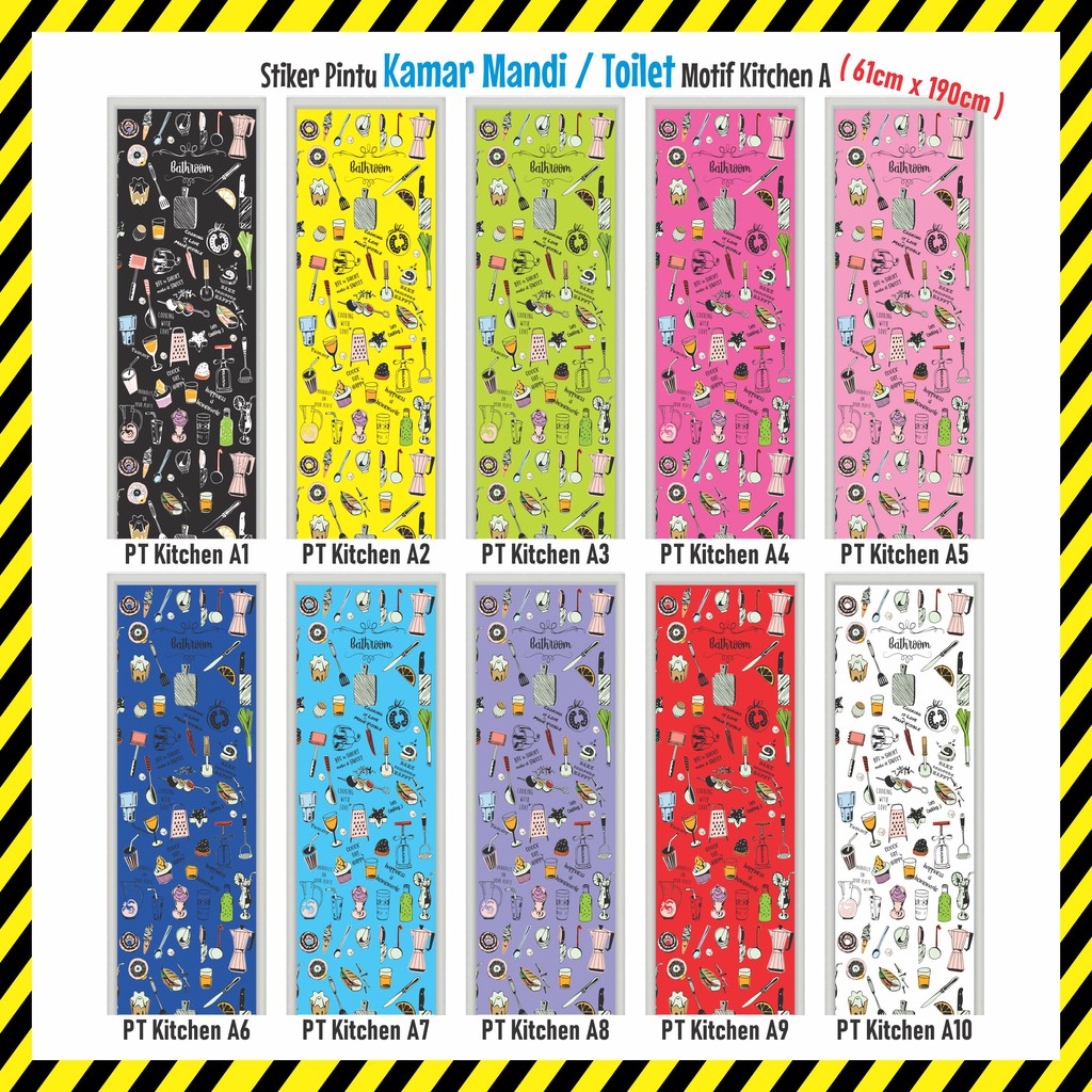 Jual STIKER Pintu Kamar Mandi dan STICKER Pintu Kamar Motif Terbaru ...