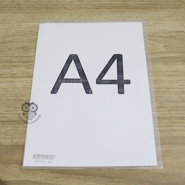 Jual Map A4 Transparan Clear Sleeves KENKO bentuk L TERBAIK | Shopee ...