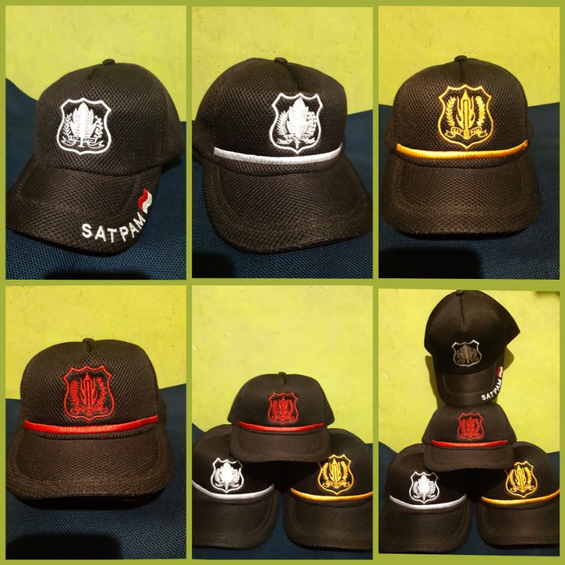 Jual TOPI SATPAM /SECURITY JARING | Shopee Indonesia