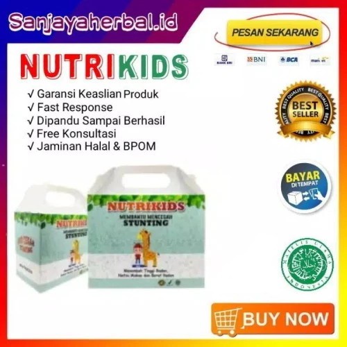 Jual Nutrikids Stunting Original Vitamin Penggemuk Badan Untuk Anak Vit ...