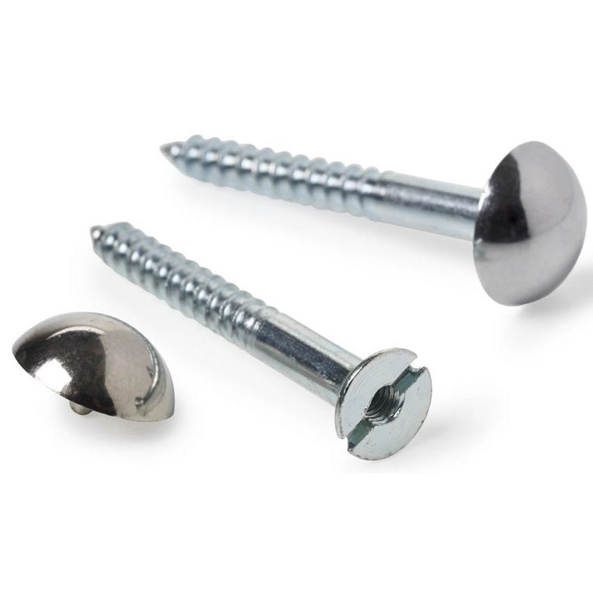 Jual Sekrup Kaca Kilap Sola 8 X 1 1/2 Inch Chrome Plate Brass Mirror ...