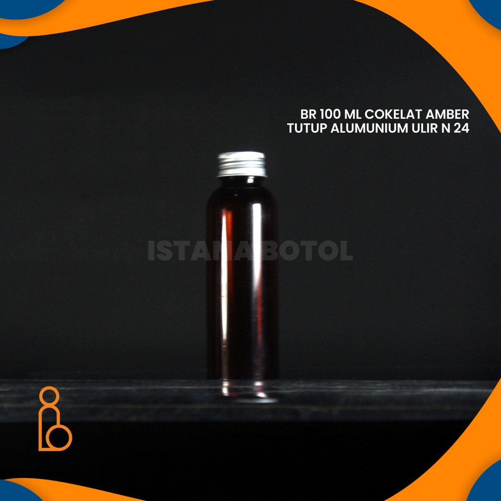 Jual BOTOL 100 ML COKELAT AMBER TUTUP ALUMUNIUM ALMUNIUM ULIR | Shopee Indonesia