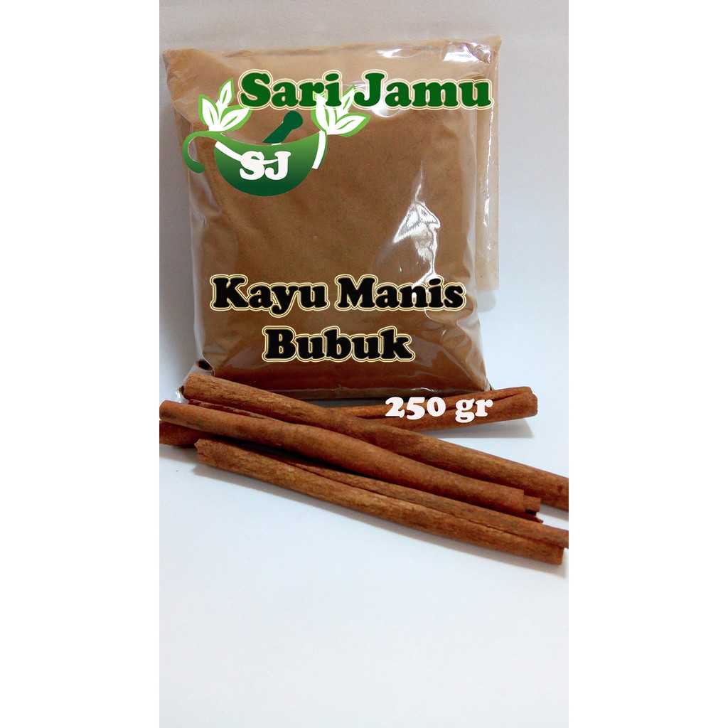 Jual Jamu Herbal Tradisional Kayu Manis Bubuk 250 gr asli untuk ...