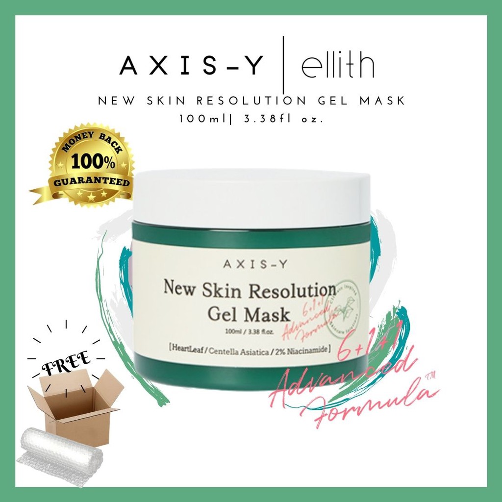 Jual AXIS-Y New Skin Resolution Gel Mask (100ml) | Shopee Indonesia