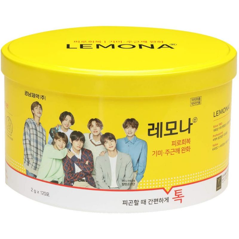Jual BTS X LEMONA Vitamin C, 500mg Original Made in Korea | Shopee ...