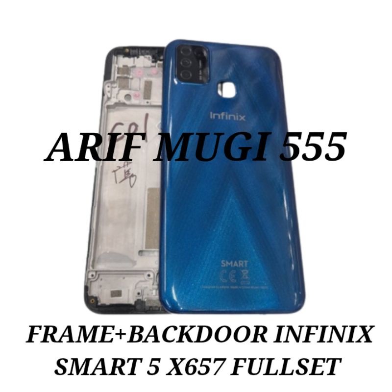 Jual Frame+Backdoor Kesing Casing Housing Fullset Infinix Smart 5 X657 ...