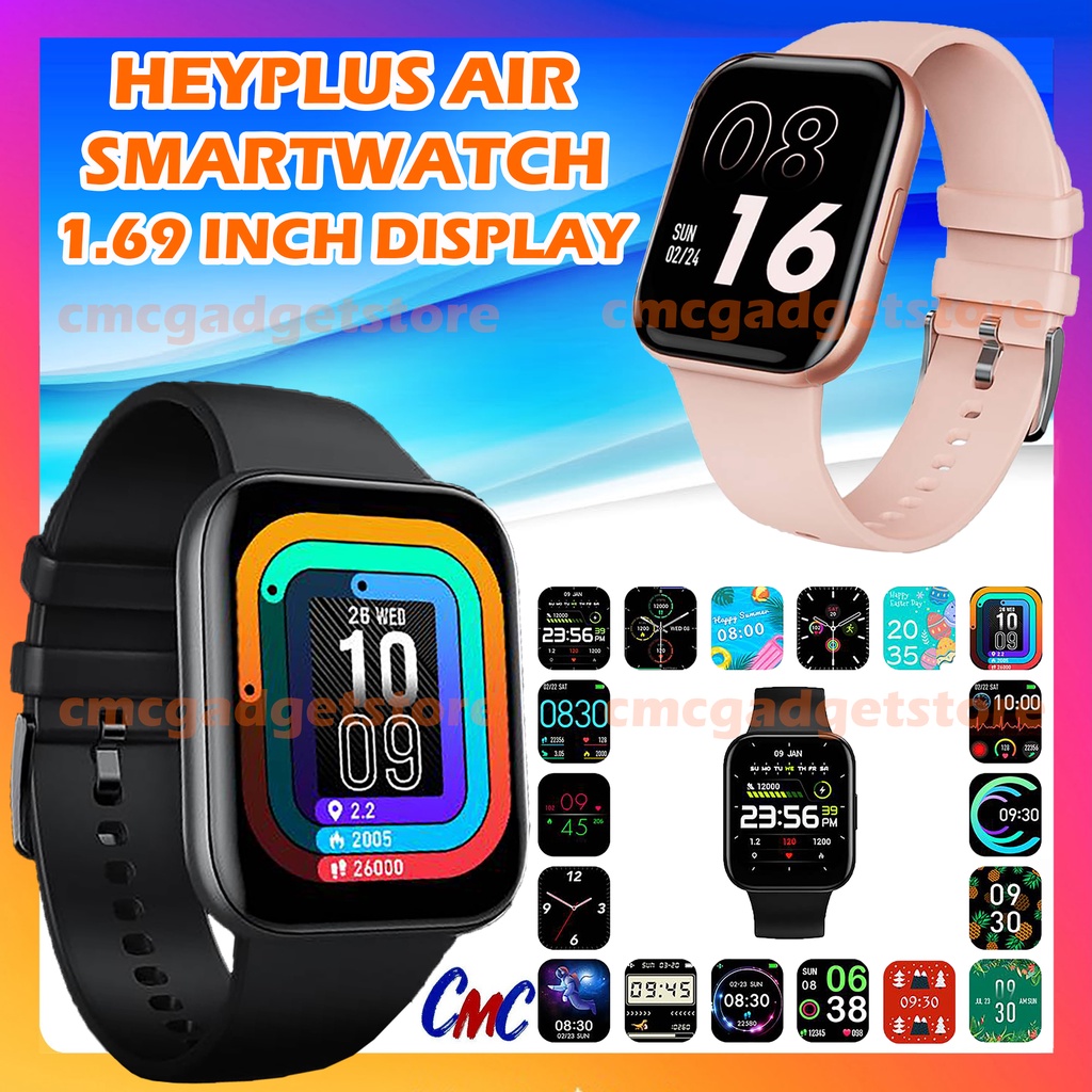 Jual Heyplus Air Smartwatch 1.69 inch Display Sport Watch Alt Haylou ...