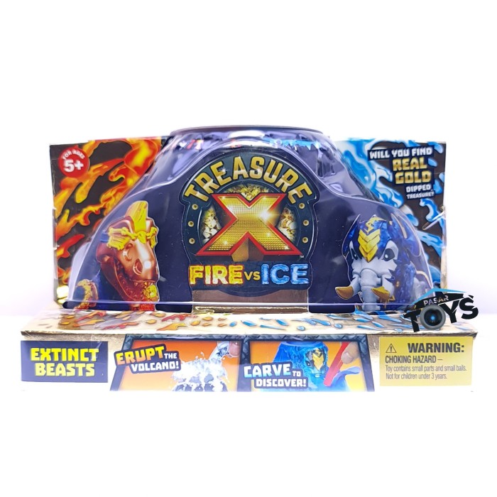 Jual TREASURE X S4 Fire vs Ice Extinct Beasts Pack | Shopee Indonesia