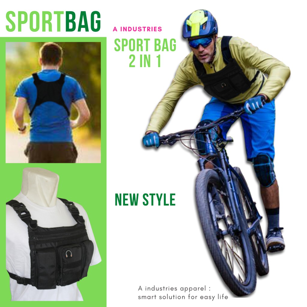 Jual Tas Sepeda 2in1 Cocok Untuk Bersepeda MTB Maupun Speda Lipat dan ...