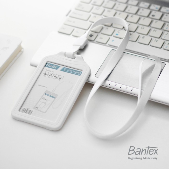 Jual BANTEX ID Card Lanyard Name Tag 2 Sisi Portrait #8881 | Shopee ...