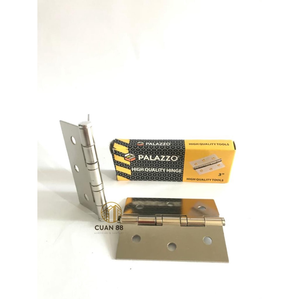 Jual Engsel Plat Palazo 3INCH 4INCH/ Engsel pintu Jendela Palazzo ...