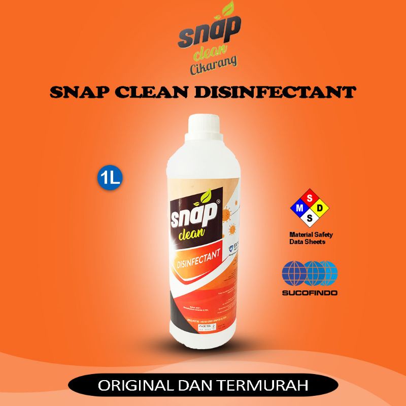 Jual SNAP CLEAN DISINFECTANT 1L | Shopee Indonesia