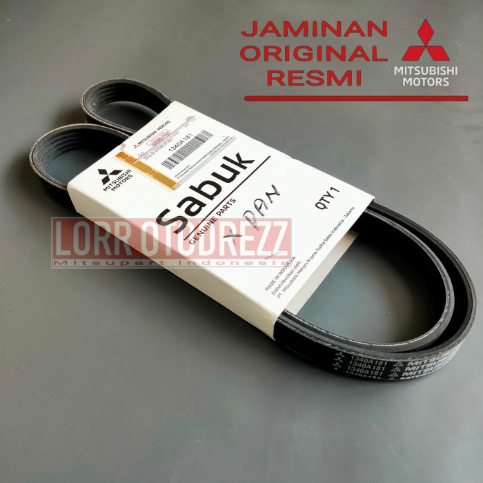 Jual Vanbelt fan belt / tali kipas Xpander Original resmi atpm Mitsubishi | Shopee Indonesia