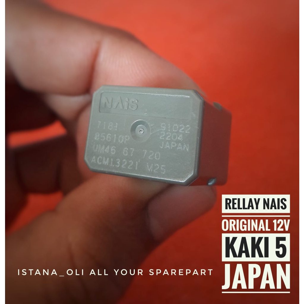 Jual Nais Relay Rellay Relai Honda Nissan Datsun Mitsubishi Suzuki 12v ...