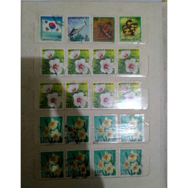 Jual Satu set koleksi perangko jadul, filateli berbagai negara ...