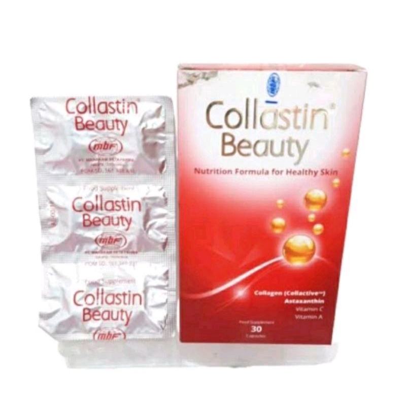 Jual COLLASTIN BEAUTY ORI ( COLLAGEN ACTIVE + ASTAXANTHIN ) | Shopee ...