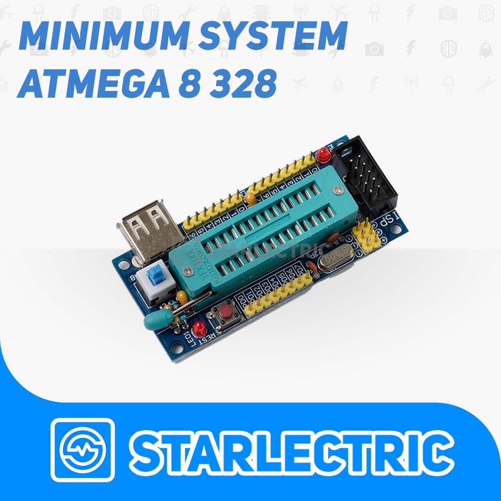 Jual Minimum System Development Board Minsis ATMEGA8 ATMEGA328 Minsys ... Jual Minimum System Development Board Minsis ATMEGA8 ATMEGA328 Minsys ...