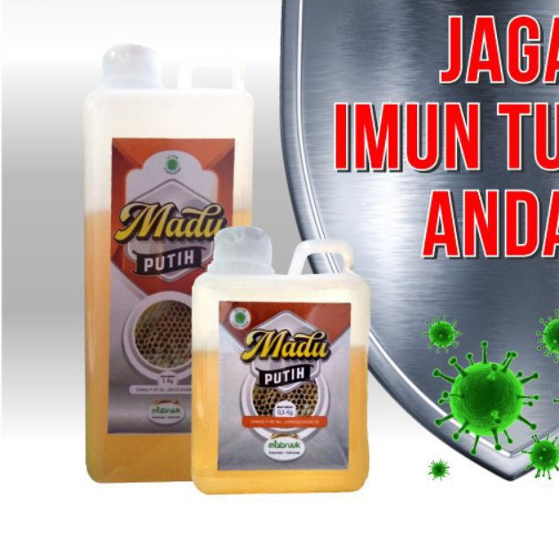 Jual MADU PUTIH DAN MADU MERAH 500 GRM KEMASAN JERIGEN PLASTIK | Shopee ...